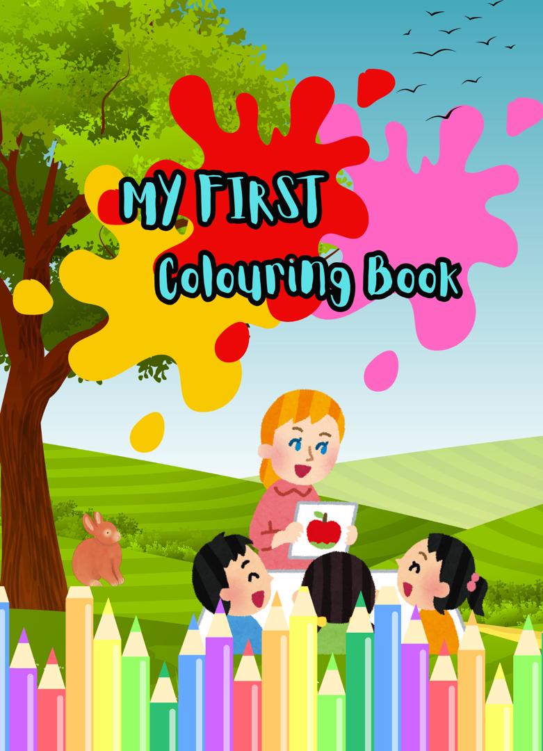 Coloring Book easy - Etsy