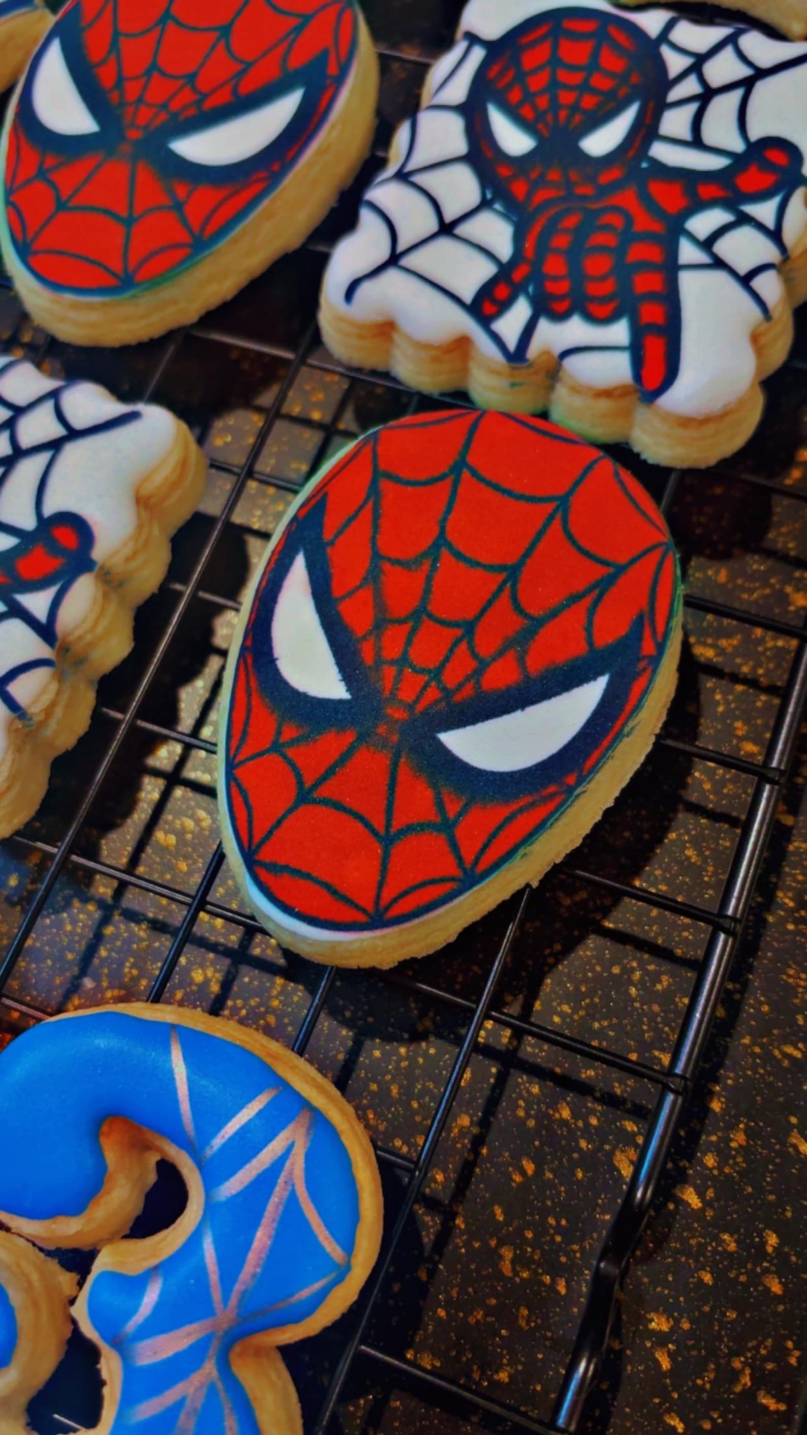 1 Dozen Custom Spider Man Sugar Cookies - Etsy
