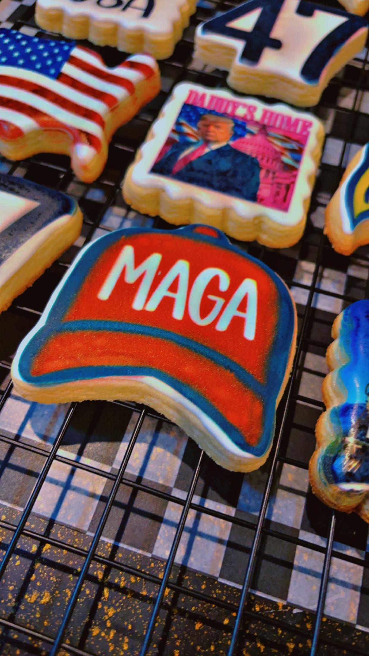 TRUMP MAGA Sugar Cookies - Etsy
