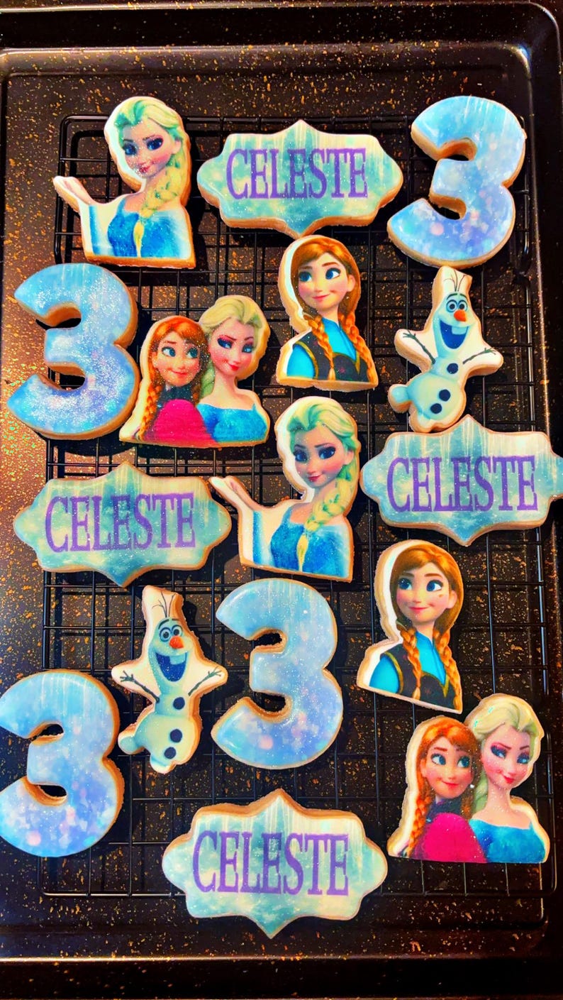 Custom Frozen Sugar Cookies - Etsy