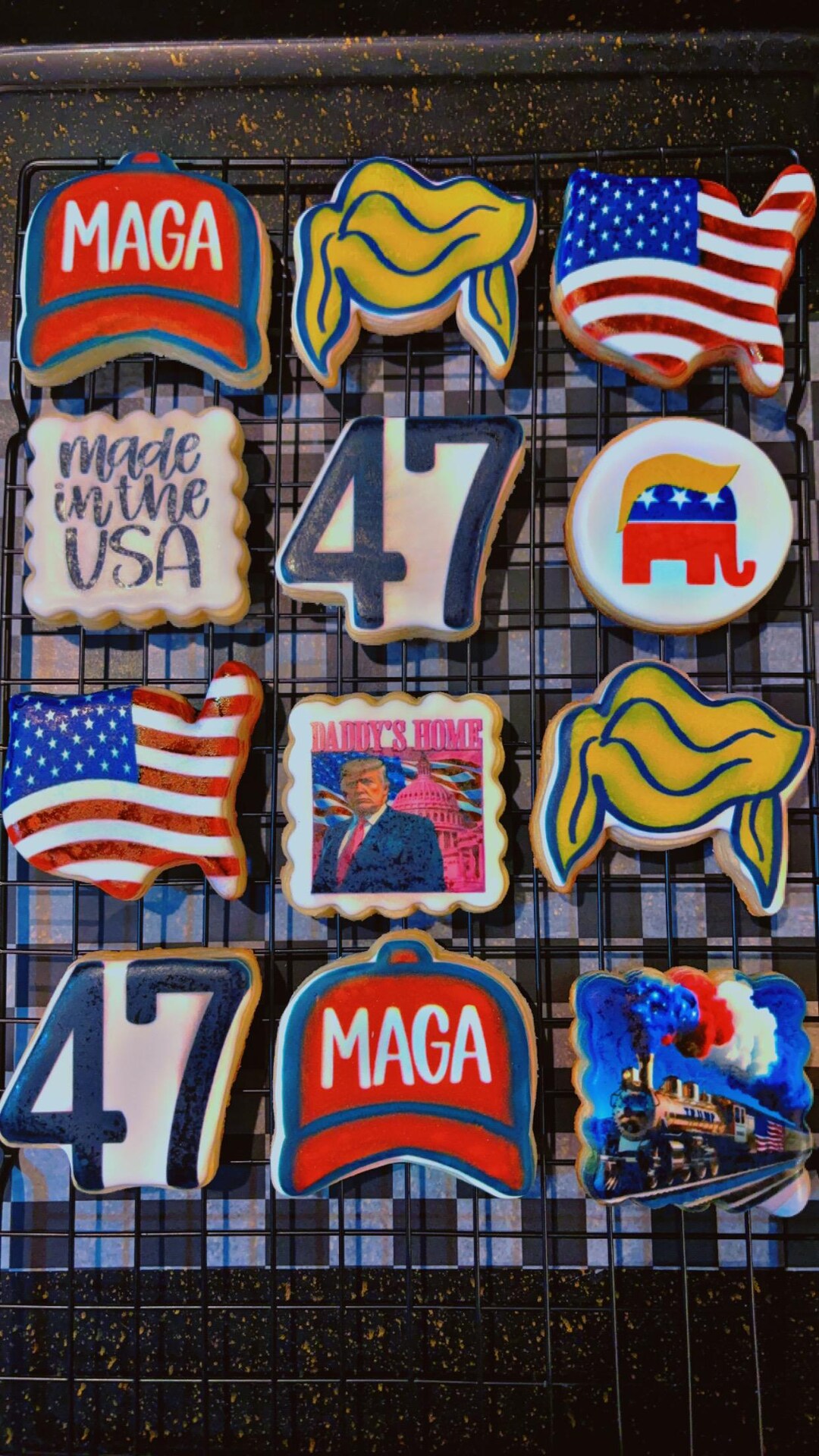 TRUMP MAGA Sugar Cookies - Etsy