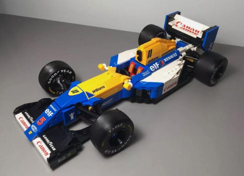 Fits LEGO ICONS Nigel Mansell F1 Williams FW14B Goodyear Upgraded ...