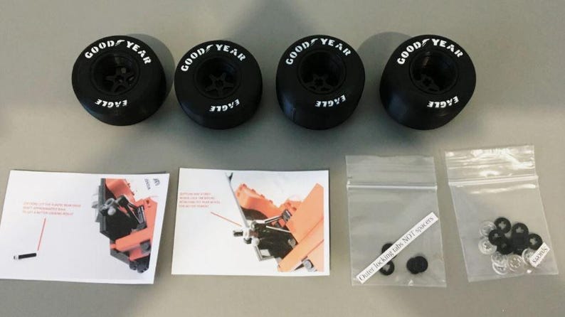 Fits LEGO ICONS Ayrton Senna Replacement Wheels Unpainted Budget NO ...