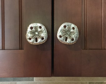 Sand Dollar Knobs - Etsy