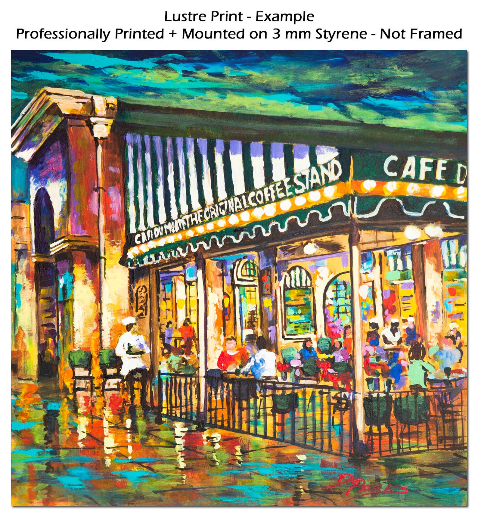 Café Du Monde Art Print New Orleans French Quarter Art - Etsy