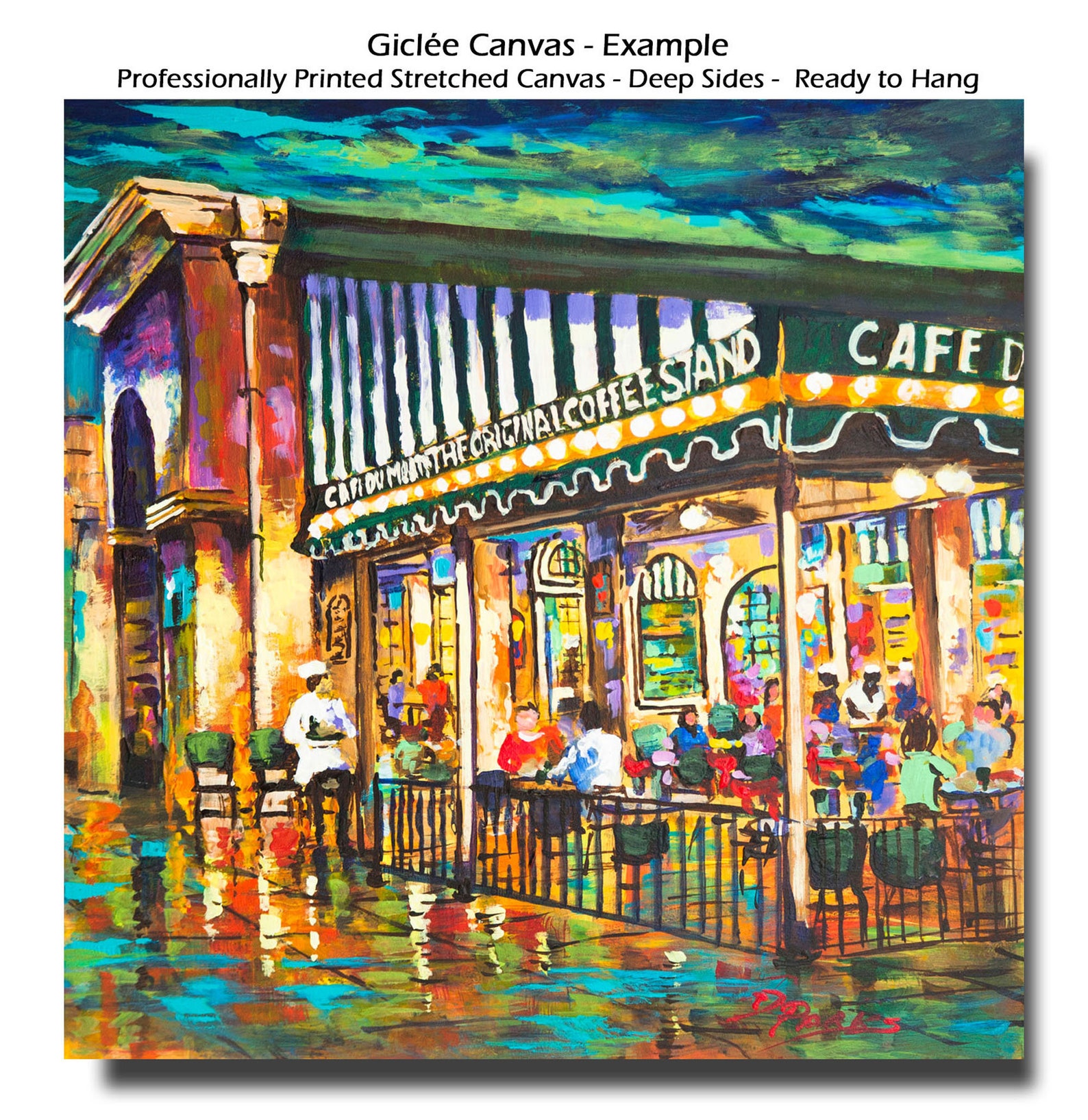 Café Du Monde Art Print New Orleans French Quarter Art - Etsy