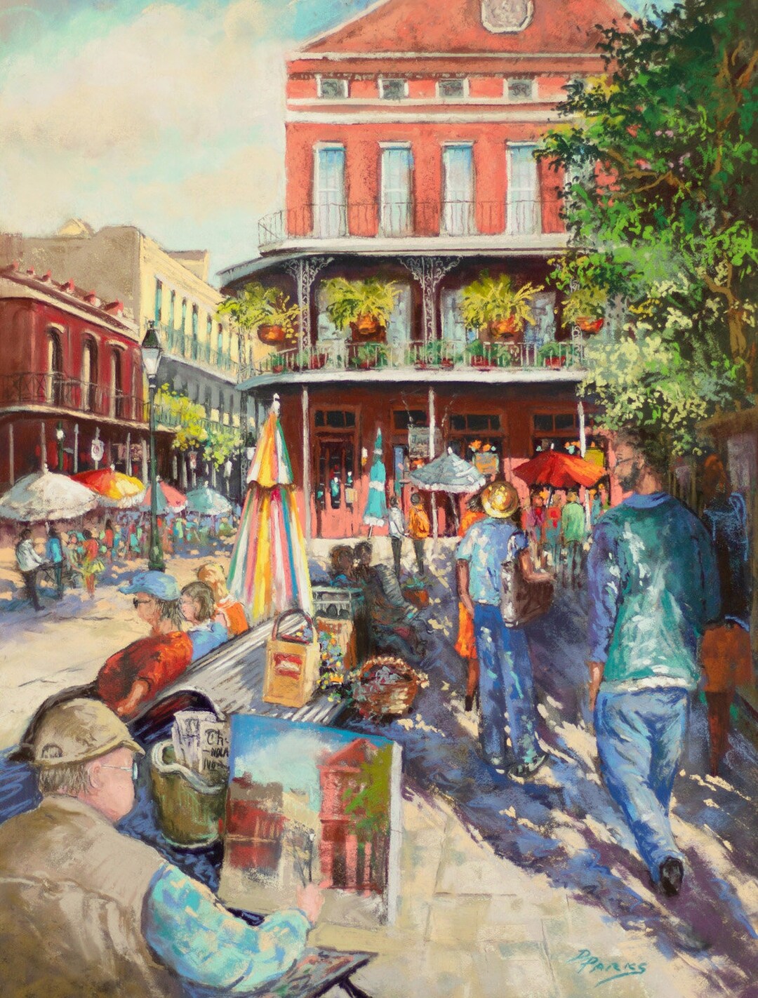 Artists on Jackson Square, New Orleans Art, Jackson Square ...