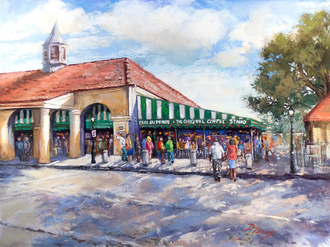 Café Du Monde, New Orleans Canvas or Print, Café Au Lait, Jackson ...