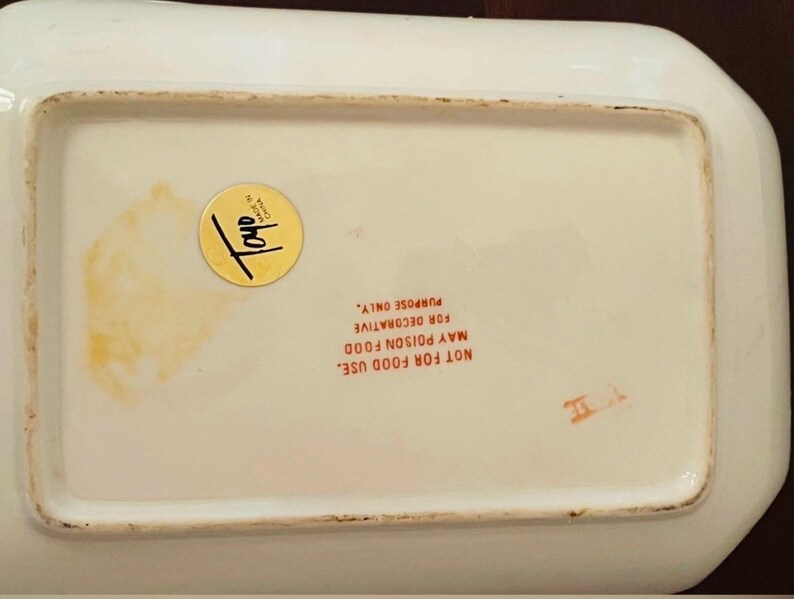 Vintage Toyo Japan Tray: Gilt Moriage Imari Style, Royal Crest - Etsy