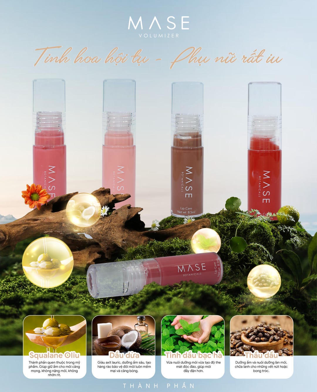 Lip Gloss Mase, Natural - Etsy