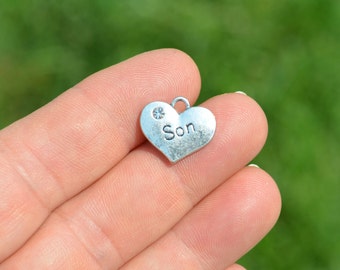 Son Necklace SMALL Son Jewelry Gold Son Charm Necklace Son | Etsy