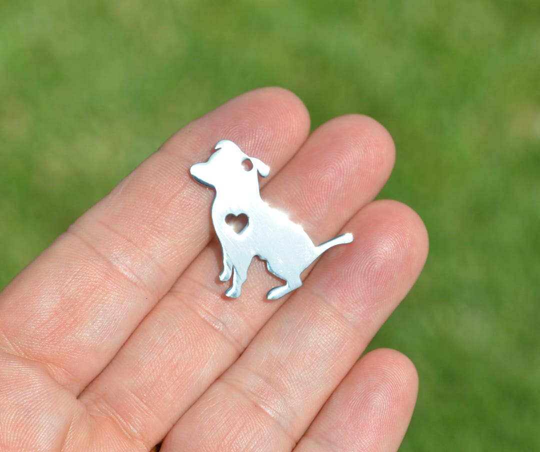 1 Stainless Steel Dog Charm EB93 - Etsy