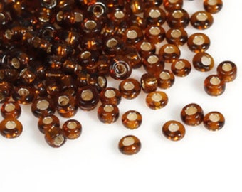 Large Brown Seed Beads Natural Beads Organic Beads - Etsy