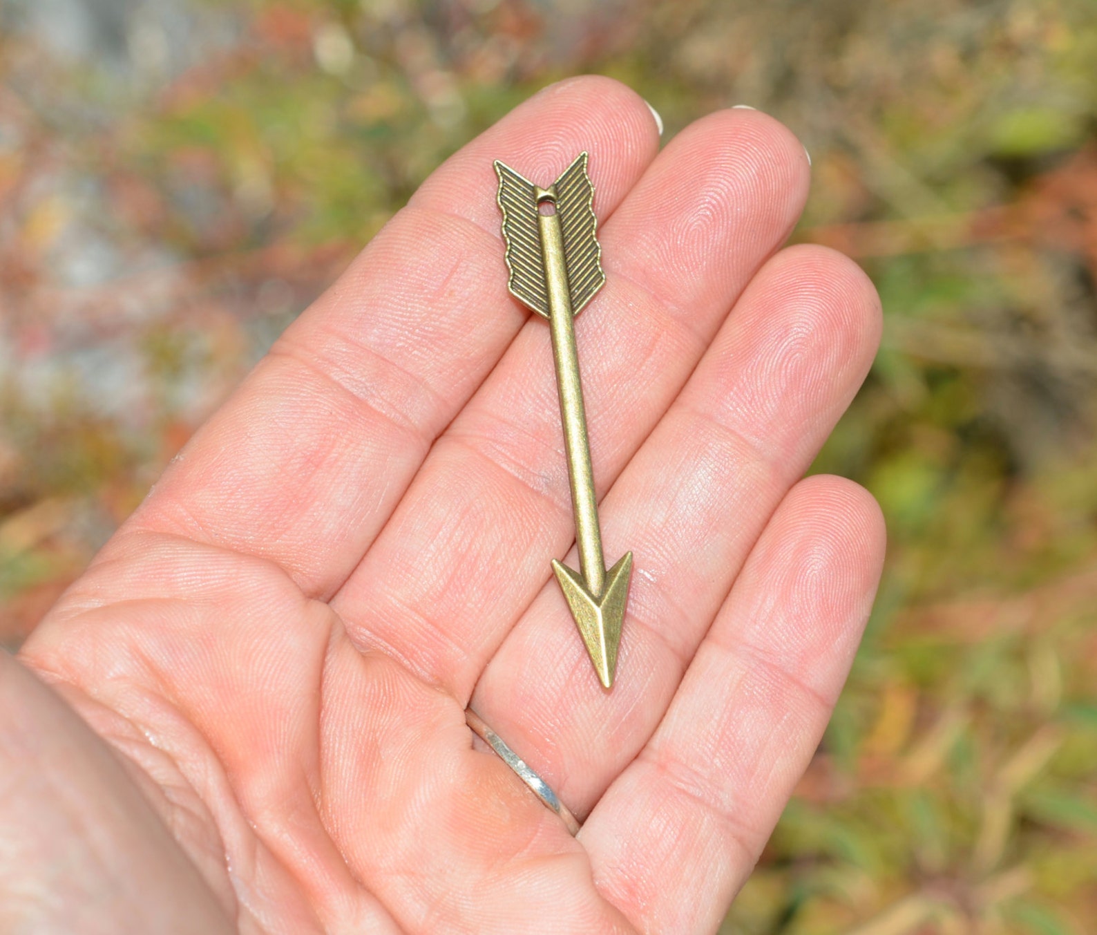 BULK 20 Arrow Bronze Tone Pendants BC6832 - Etsy
