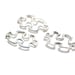 BULK 20 Puzzle Connector Piece Silver Tone Charm SC4260 - Etsy