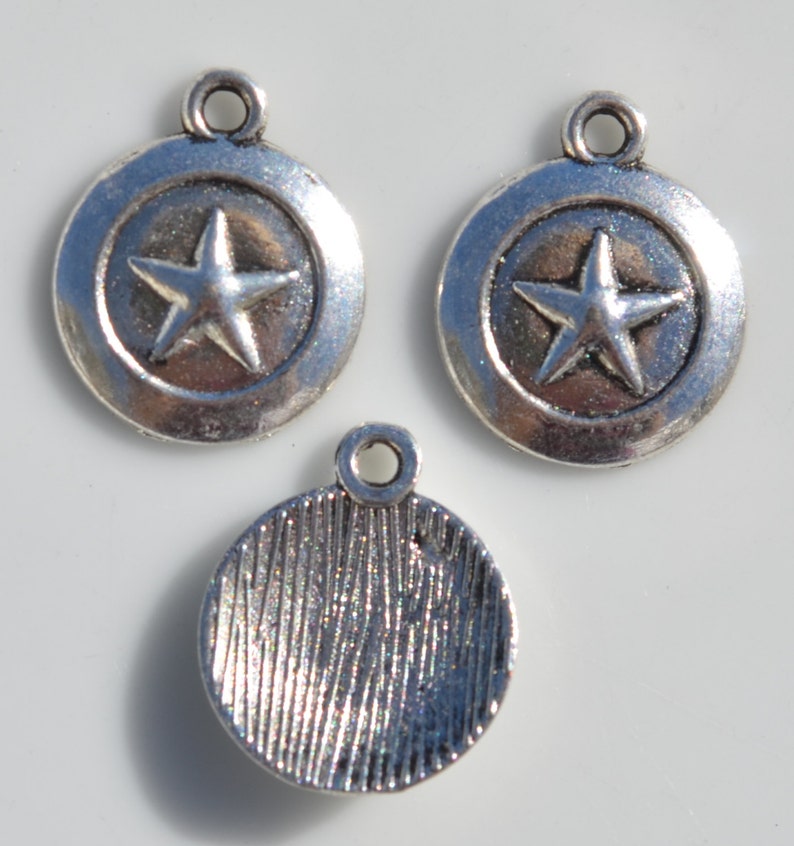 1 Western Star Silver Tone Charm SC6142 - Etsy