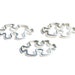 5 Puzzle Connector Piece Silver Tone Charms SC4260 - Etsy