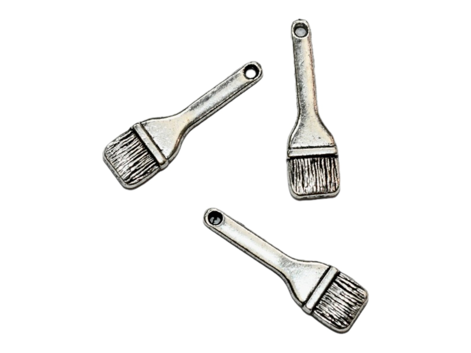 BULK 20 Paint Brush Silver Tone Charms SC5144 - Etsy