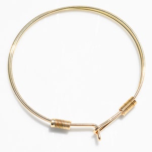 1 Double Wire Bangle Gold Tone Bracelet C789 - Etsy