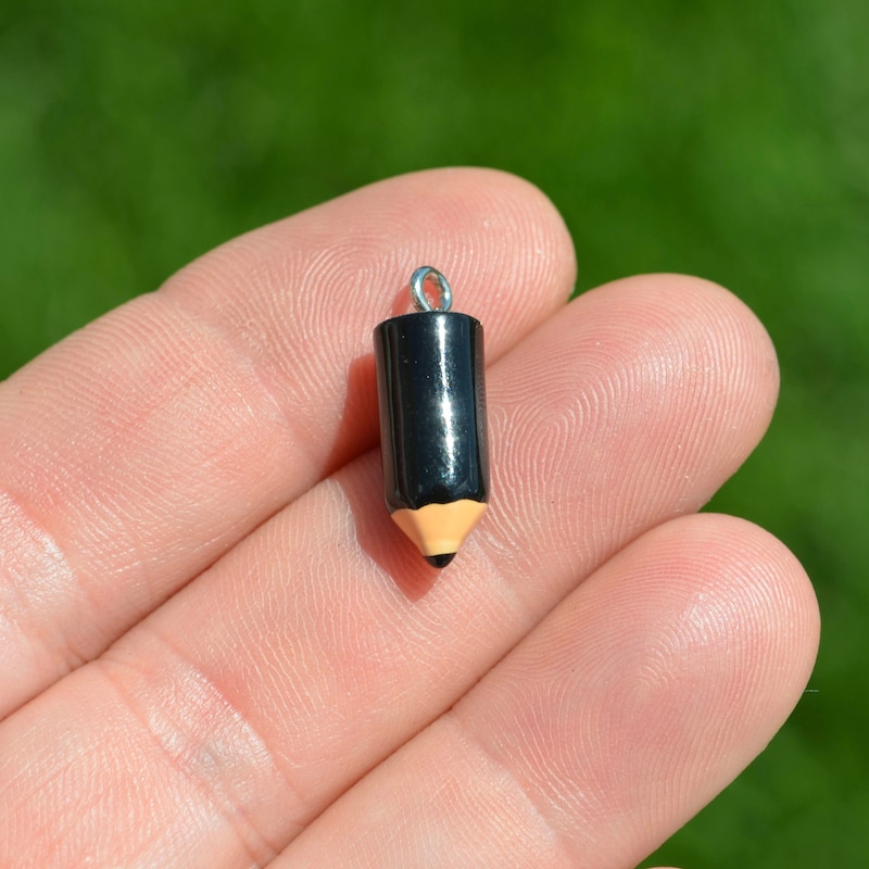 Pencil Charm - Etsy