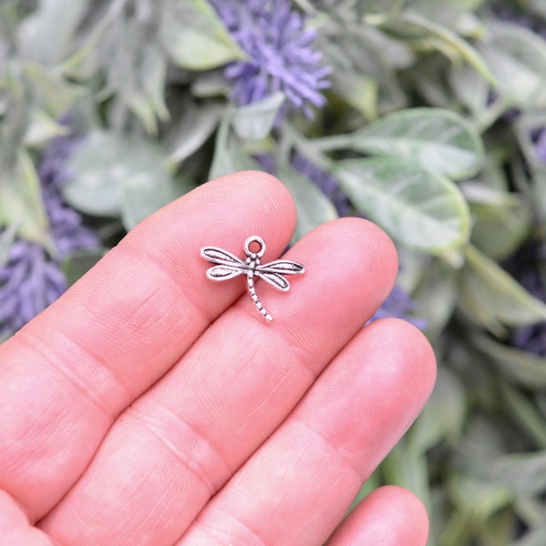 Silver Dragonfly - Etsy