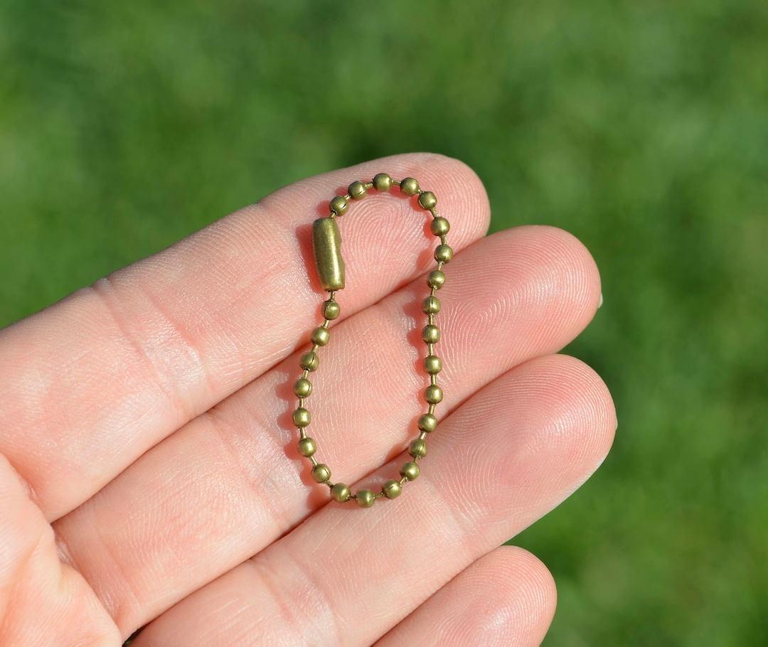 BULK 50 Bronze Ball Chain Key Chains F546 - Etsy