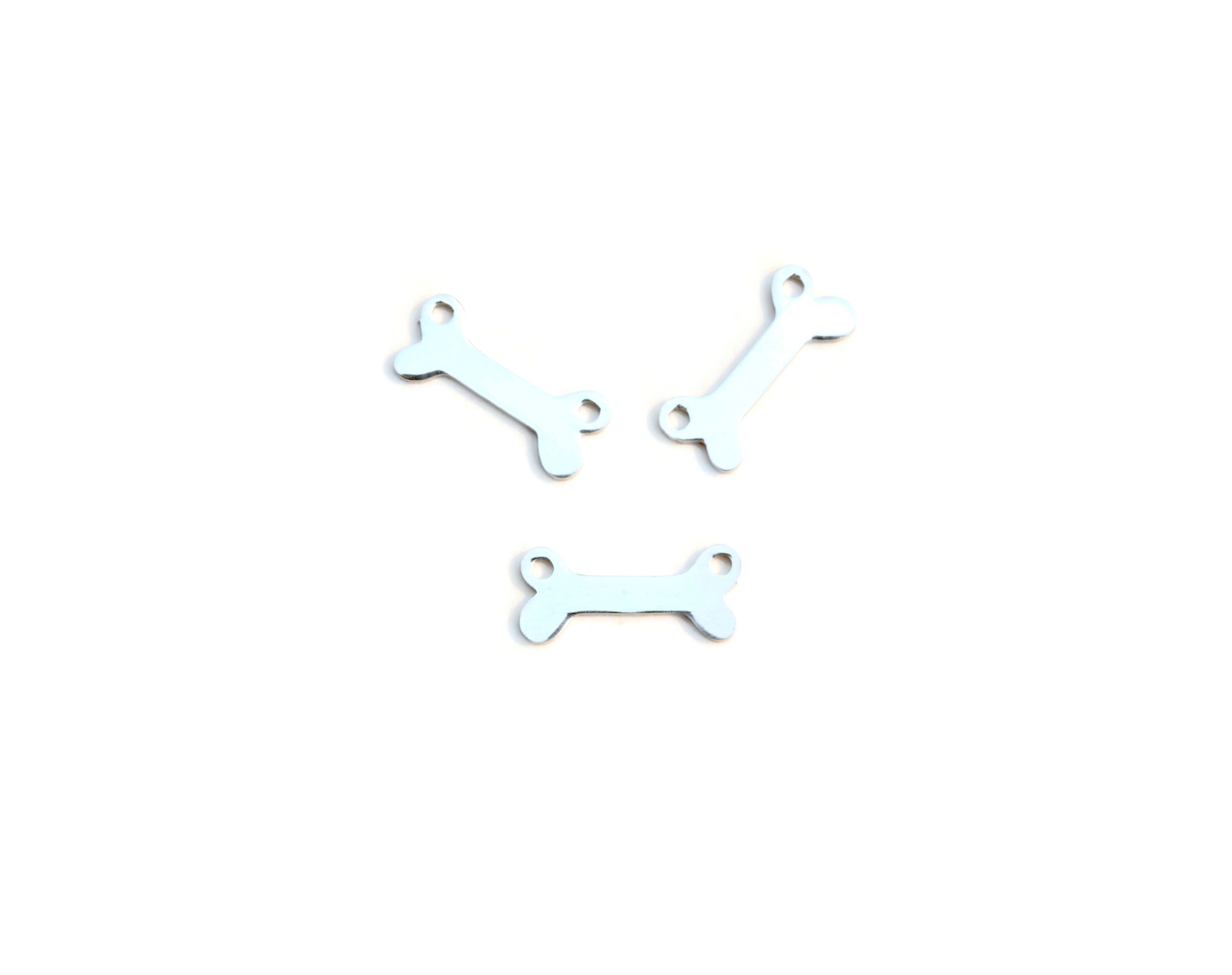 Stainless Steel 17mm Dog Bone Shaped Connector Charm Laser - Etsy UK