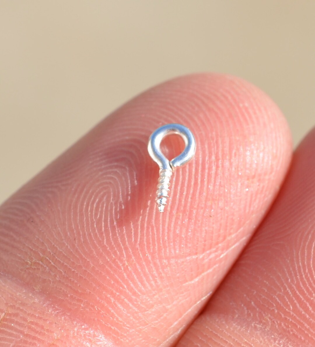 BULK 100 Silver Plated 8mm Screw Eyes F160 - Etsy