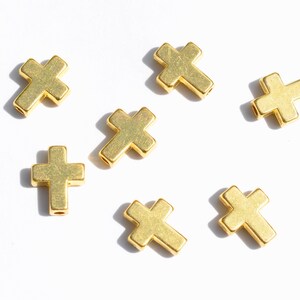 BULK 20 Cross Beads Gold Tone 14 X 12mm BD538 - Etsy