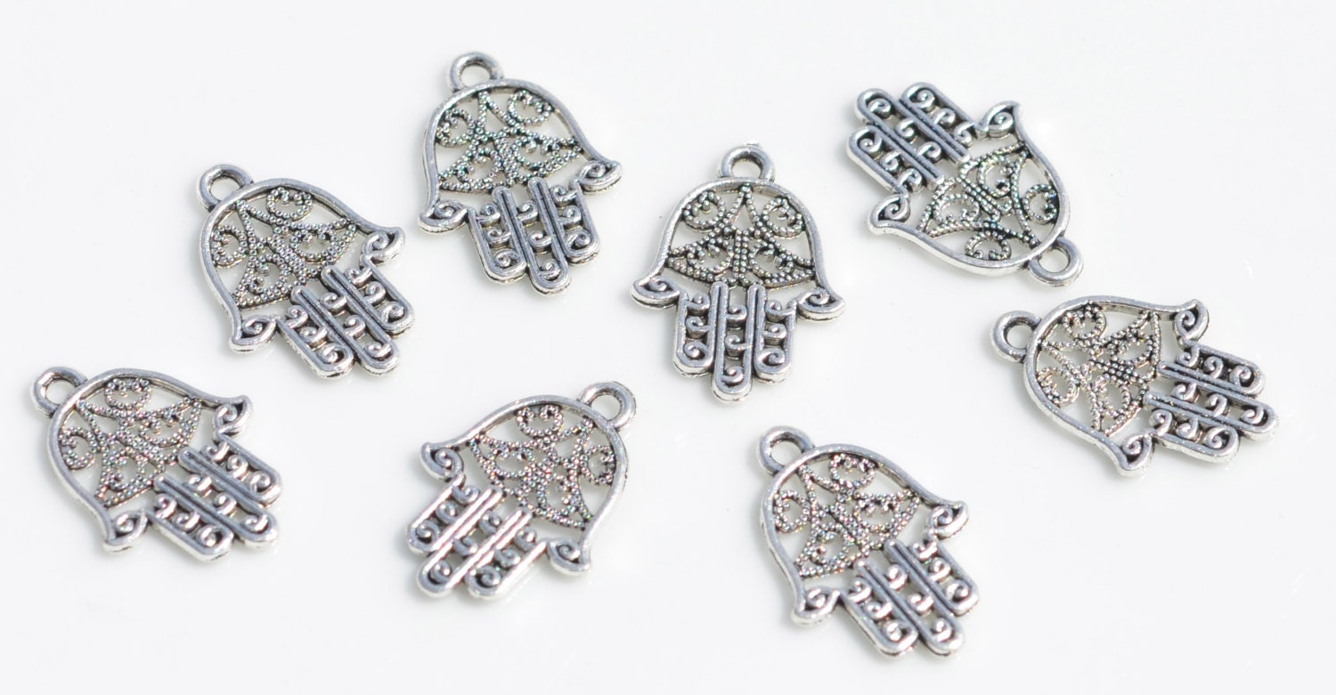 1 Fatima Hand Silver Tone Charm SC2191 | Etsy