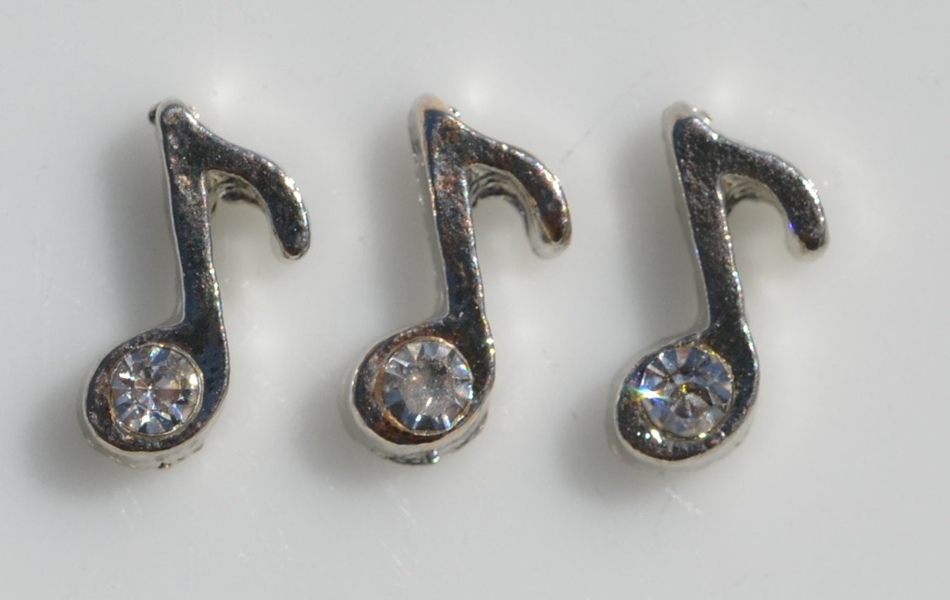 1 Memory Locket Music Note Charm FL295 - Etsy