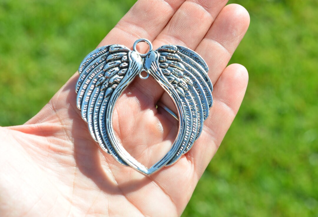 BULK 10 Angel Wing Silver Tone Connectors SC7170 - Etsy
