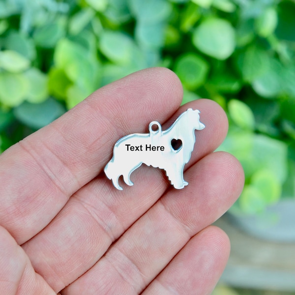 Border Collie Charm - Etsy
