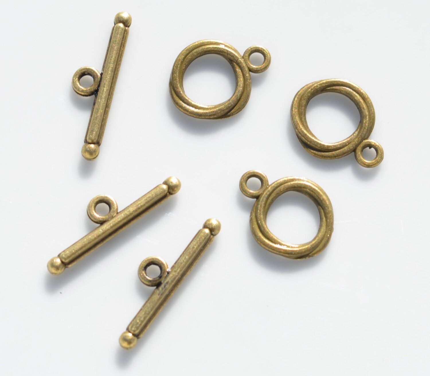 20 Bronze Toggle Clasp Sets F333 - Etsy