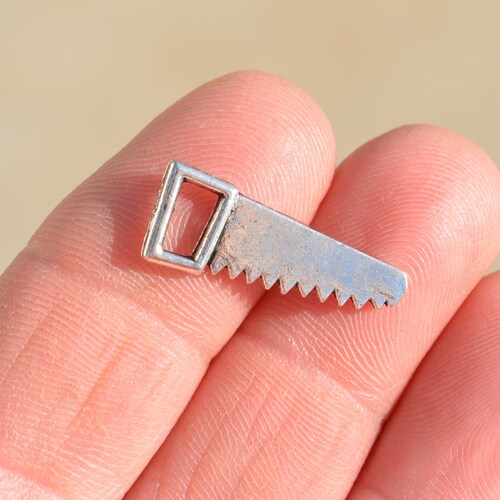 1 Tiny Key Ring Silver Tone Charm SC6552 - Etsy