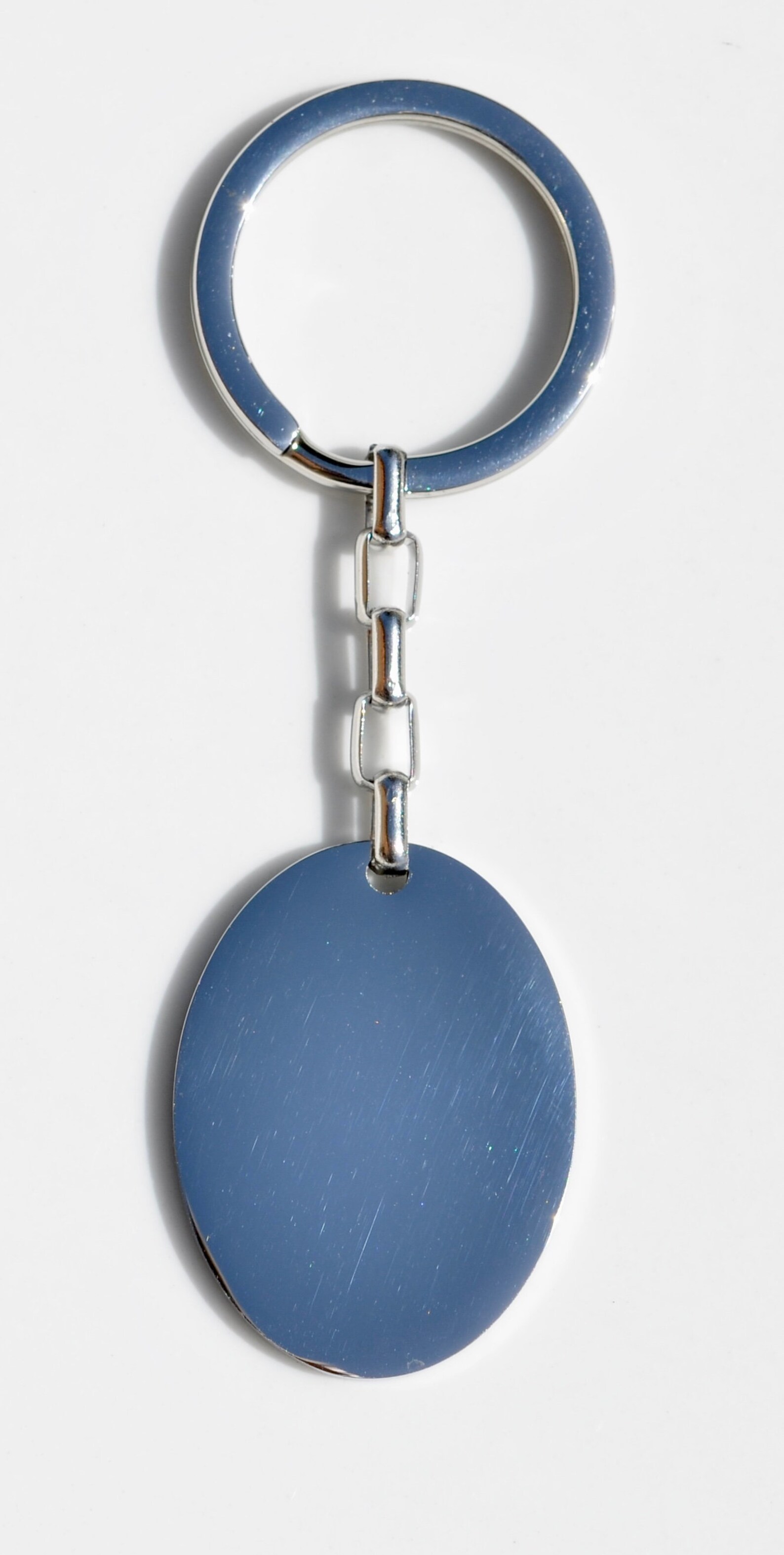 Personalized Stainless Steel Key Ring Charm Laser Engraved - Etsy