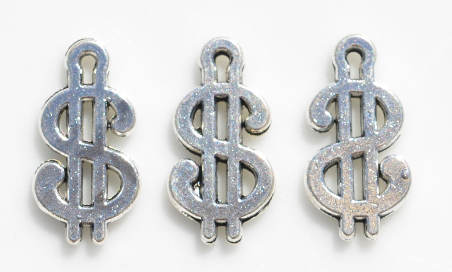 1 Dollar Money Sign Silver Tone Charm SC3342 - Etsy