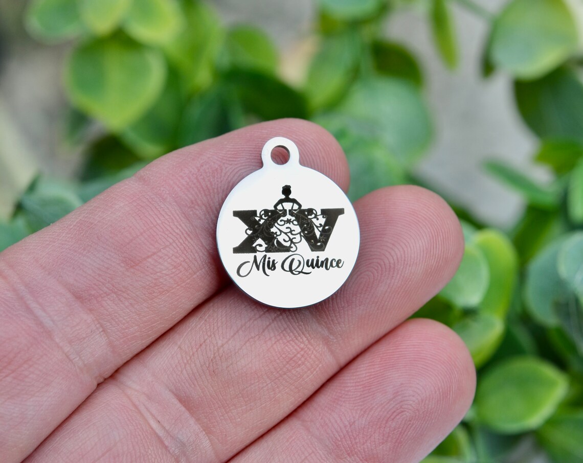 XV Mis Quince, 15 Anos, Quinceanera, Custom Laser Engraved Stainless ...
