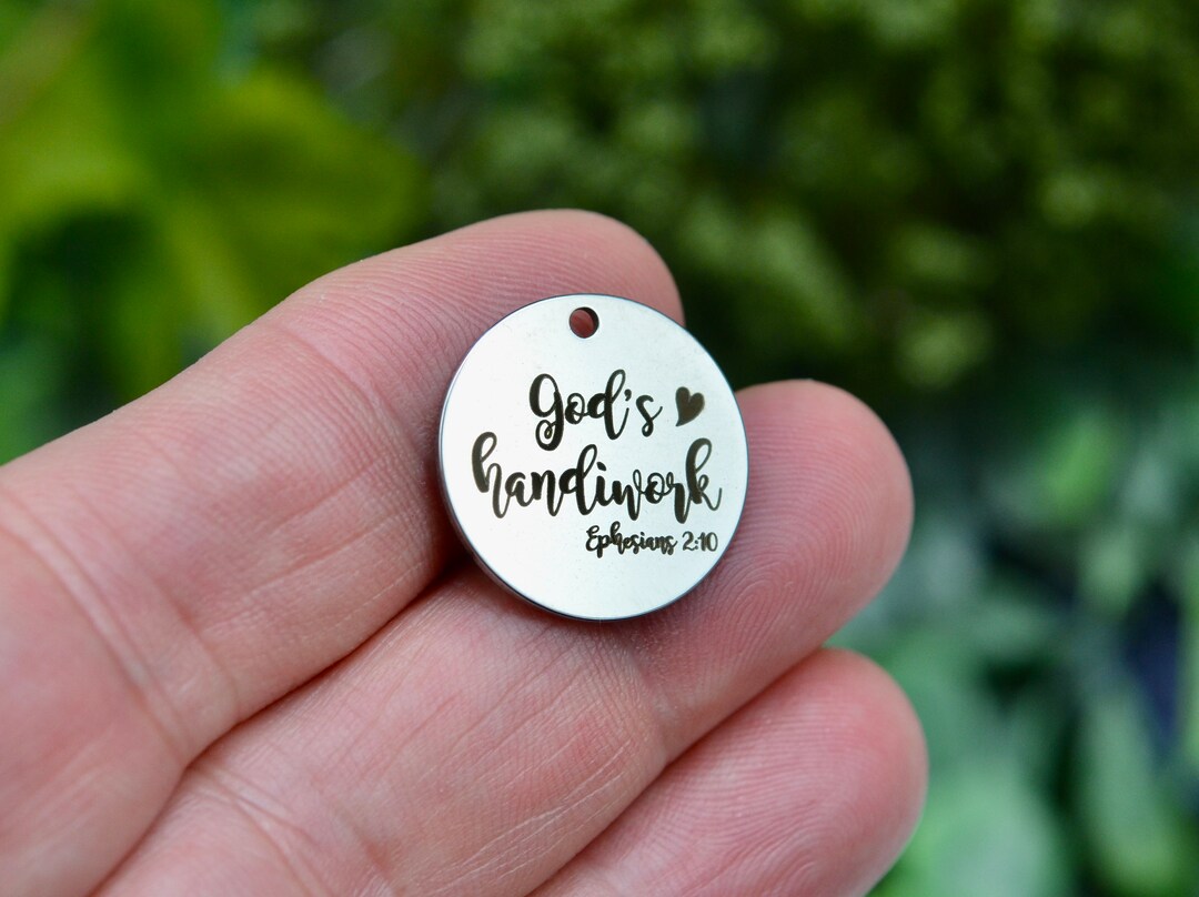 God's Handiwork Ephesians 2:10, Bible Verse, Custom Laser Engraved ...