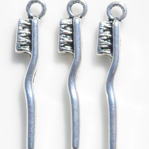 BULK 20 Toothbrush 3D Silver Tone Charms SC3338 - Etsy