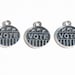 5 VOTE Silver Tone Double Sided Election Charms, With Stars and Stripes ...