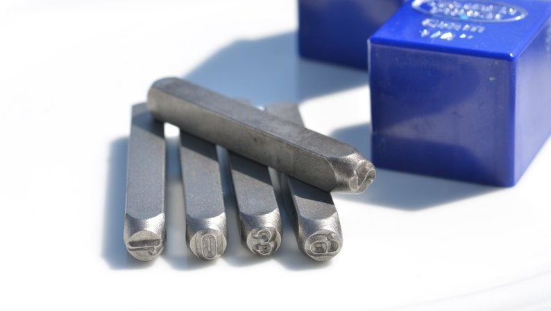 Metal Stamping 6mm Numbers Tool Box Set T111 - Etsy