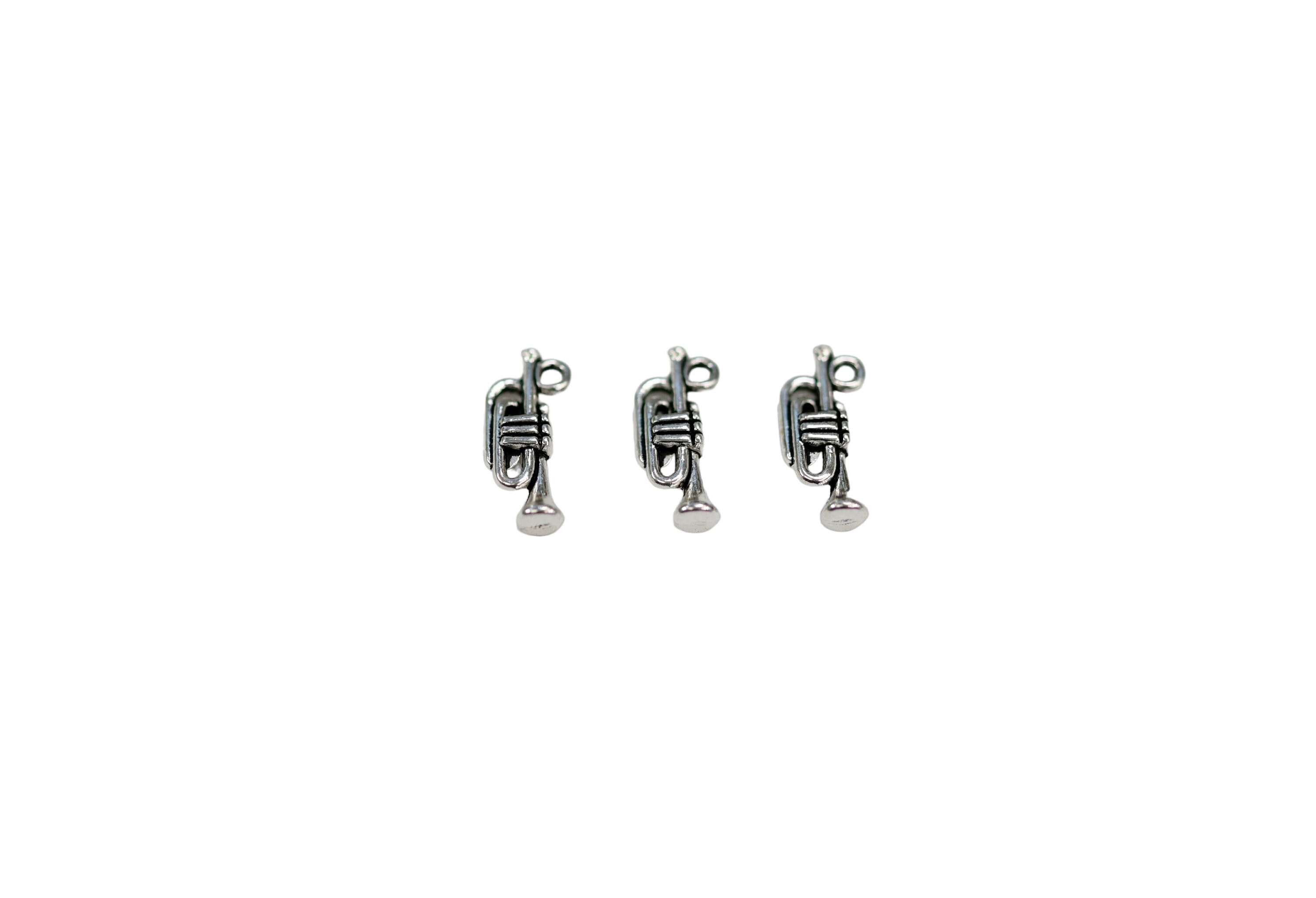 1 Trumpet Silver Tone Charm SC1923 - Etsy