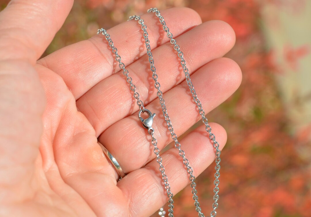 1 Stainless Oval Link Cable 23 Chain C963 - Etsy
