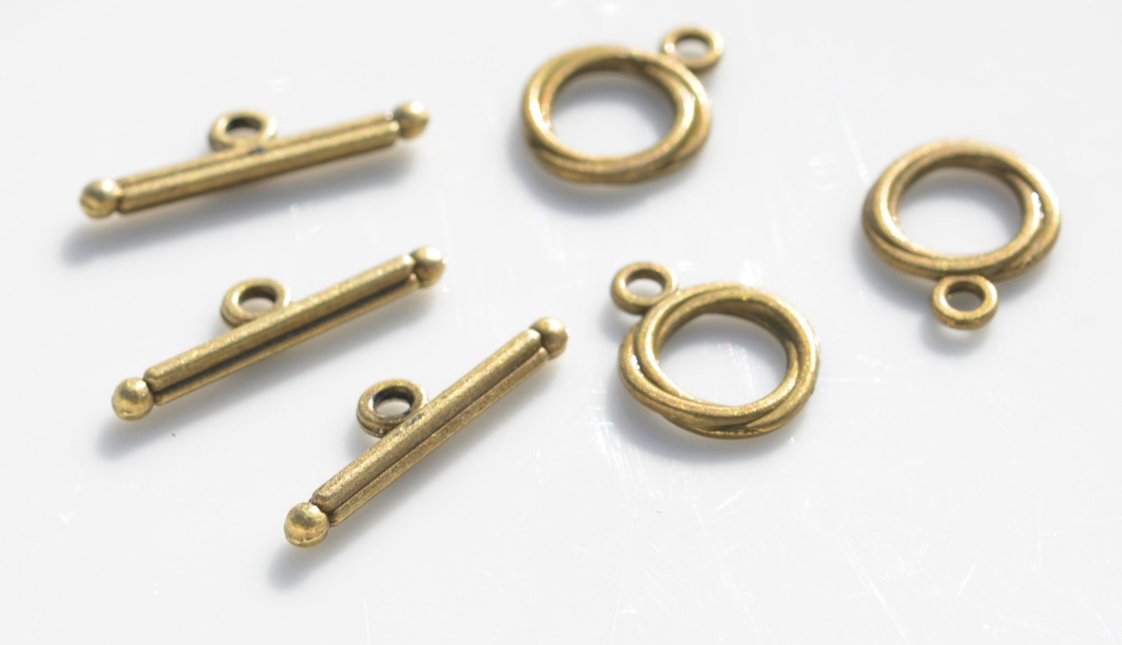 20 Bronze Toggle Clasp Sets F333 - Etsy