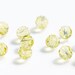 90 Light Yellow Crystal Round Beads 4mm BD344 - Etsy