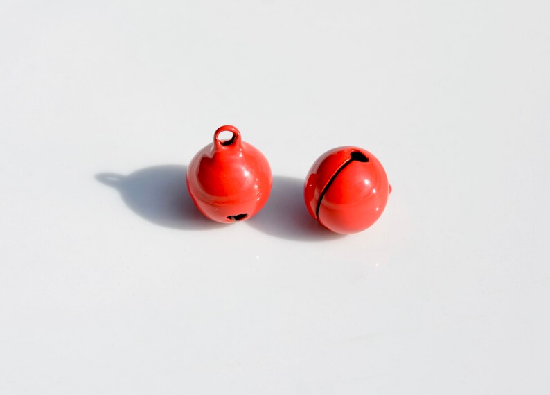 BULK 10 Red Jingle Bells SC5217 - Etsy