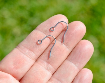 Earring Wire Earring Clips With Bezel 10mm Setting Silver - Etsy