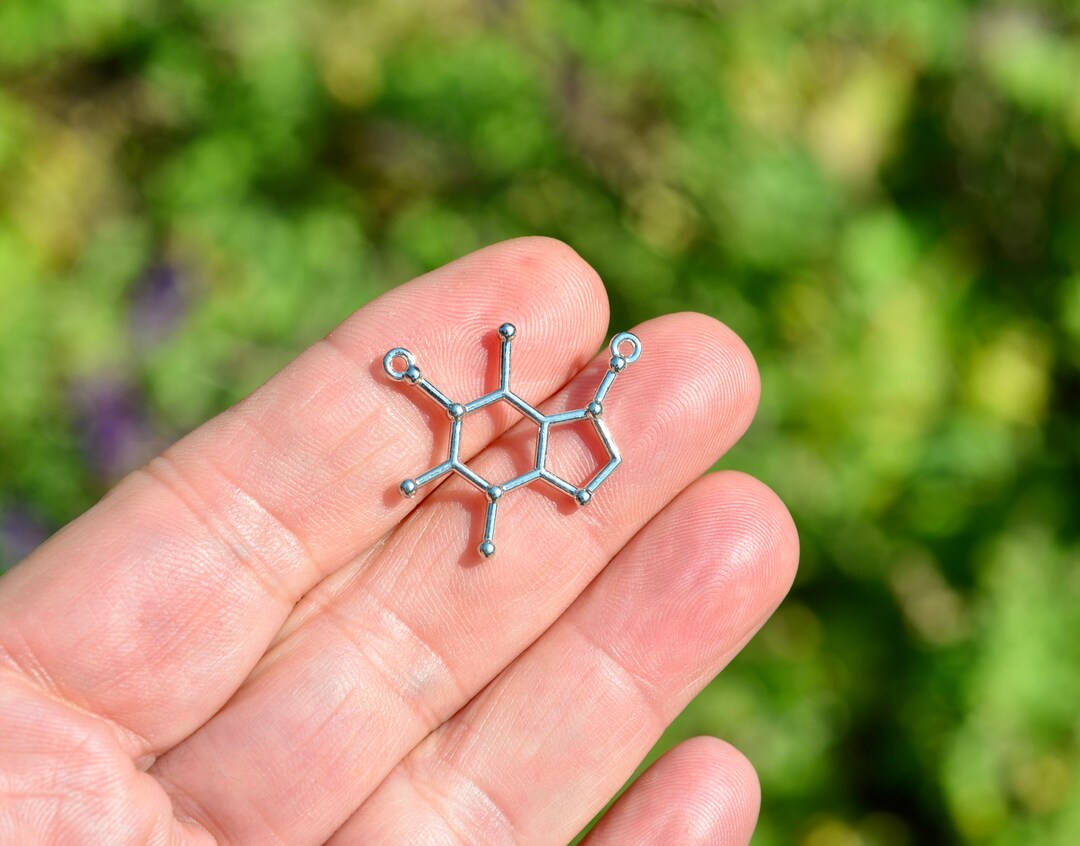 BULK 20 Silver Tone Molecule Connector Charms SC2945 - Etsy