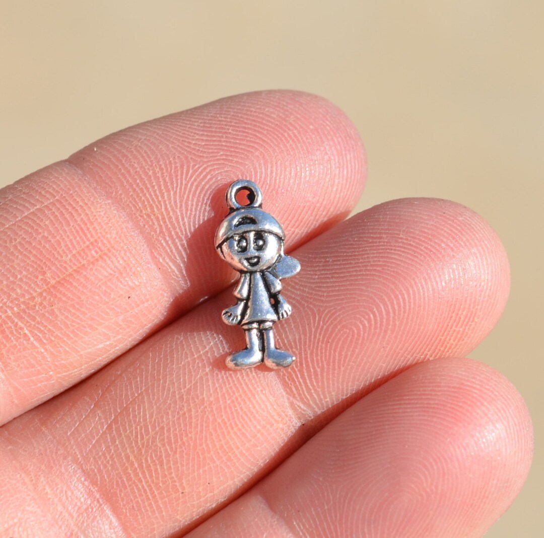 BULK 50 Little Boy Silver Tone Charms SC1430 - Etsy
